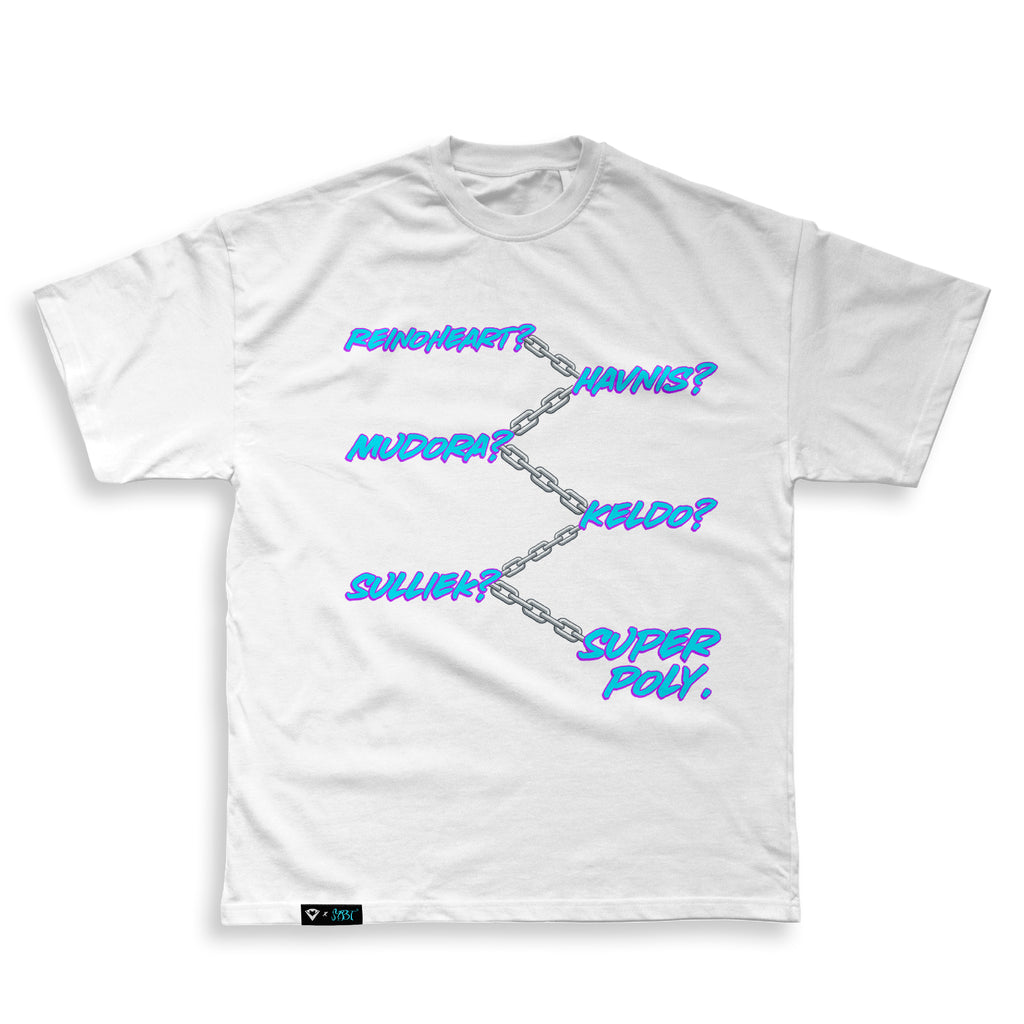The Chain Gang | MBT Collab | White Mainstreet Tee – Pvramid